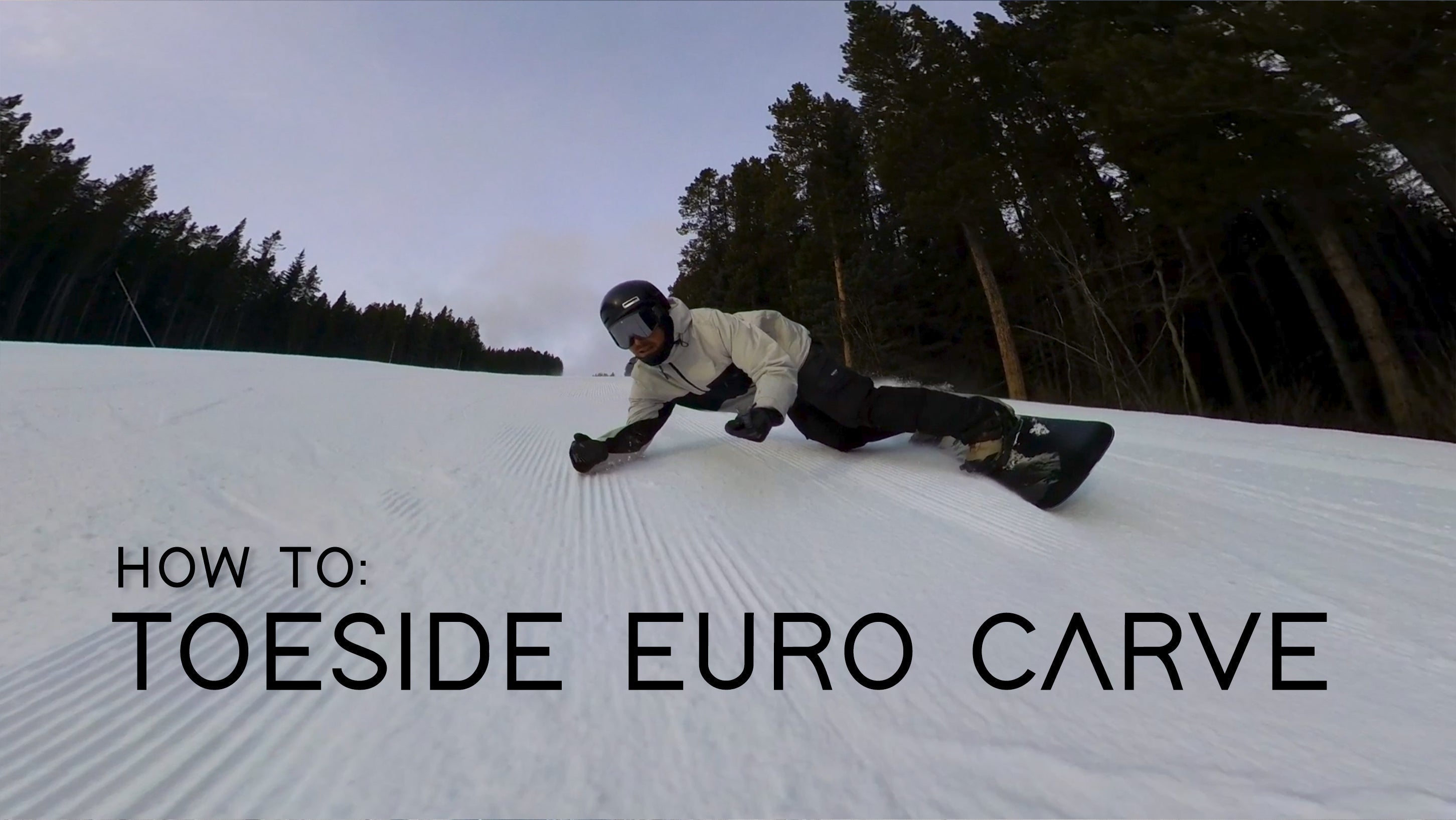 Improve Your Carving | How to Toeside Euro Carve – Focus Snowboards